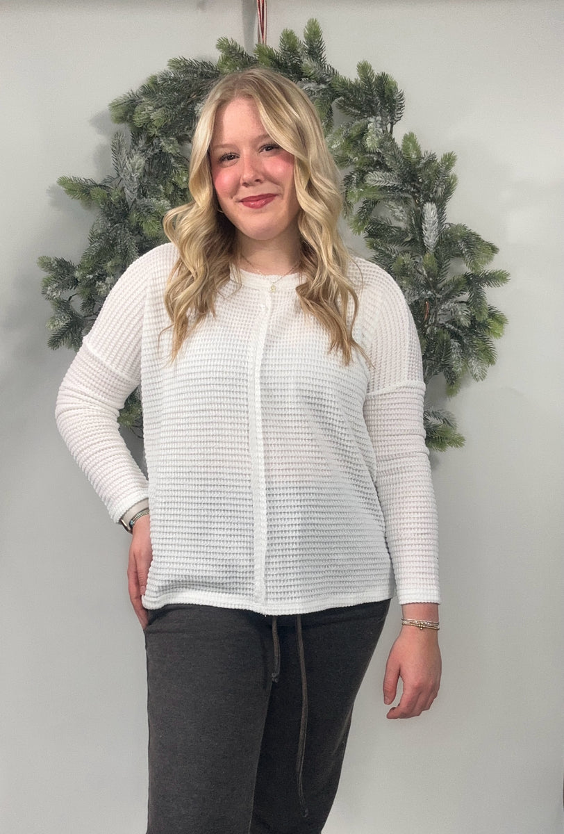 Anna Waffle Top – Wildfire Designs KY