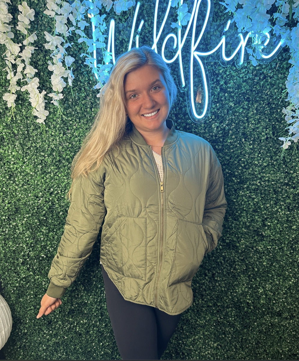 Carla Quilted Zip Up Jacket – Wildfire Designs KY