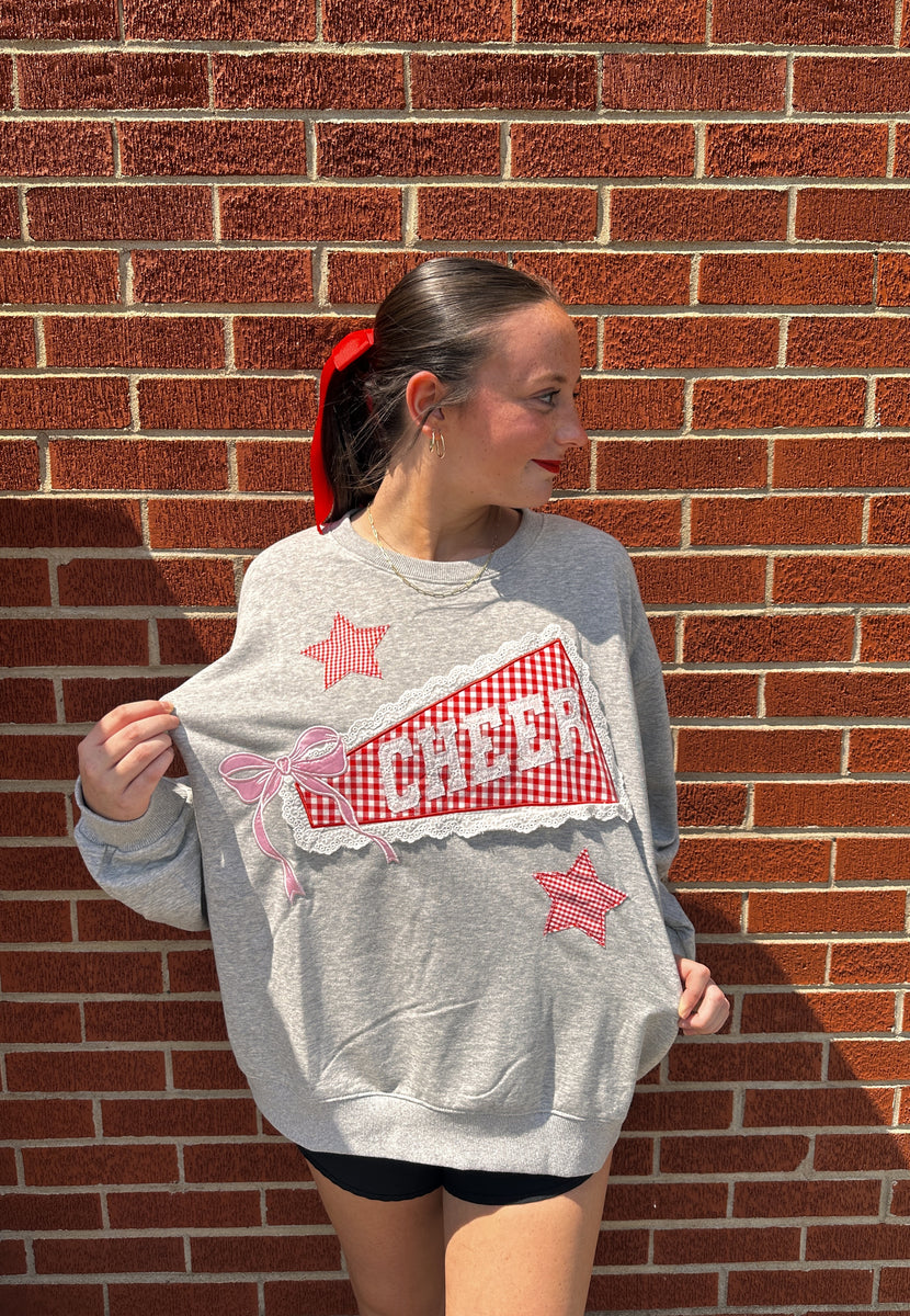 Game Day Cheer Bow Sweatshirt – Wildfire Designs KY
