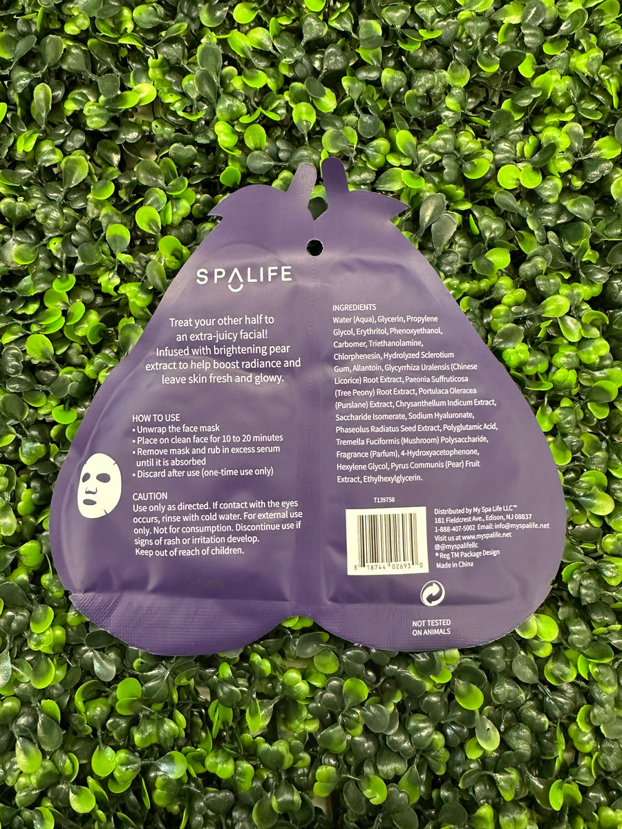 Valentines' Day Perfect Pear Sheet Facial Mask (2 in 1) – Wildfire ...