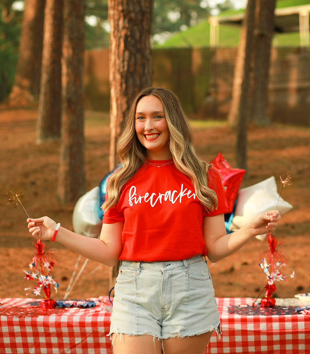 Firecracker Puff Tee – Wildfire Designs KY