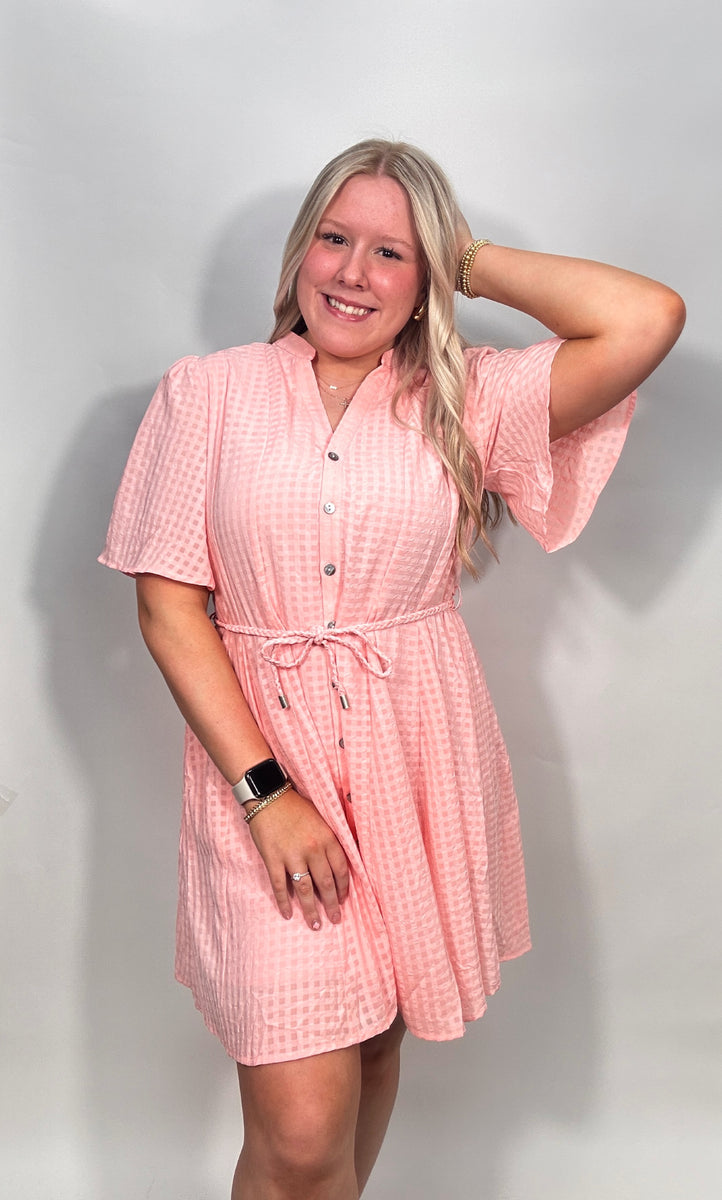 Lexi Peach Dress – Wildfire Designs KY