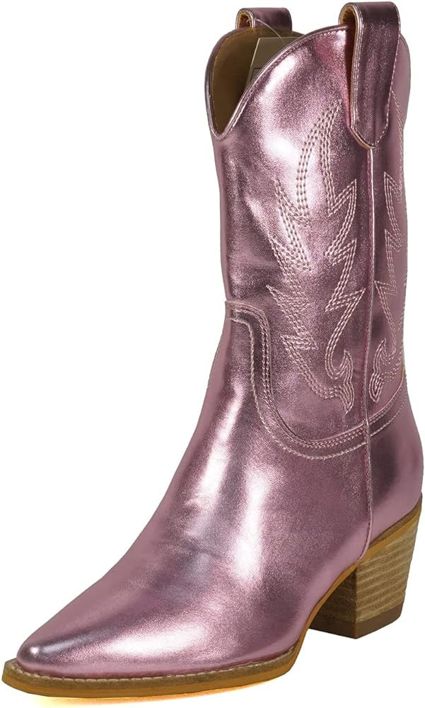 Tomi Pink Metallic Boots – Wildfire Designs KY